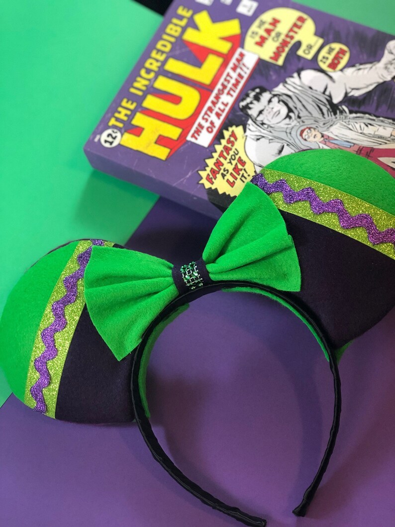 Hulk Inspired Avengers Marvel Ears - Etsy