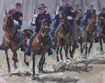 Cavalry Painting - Etsy