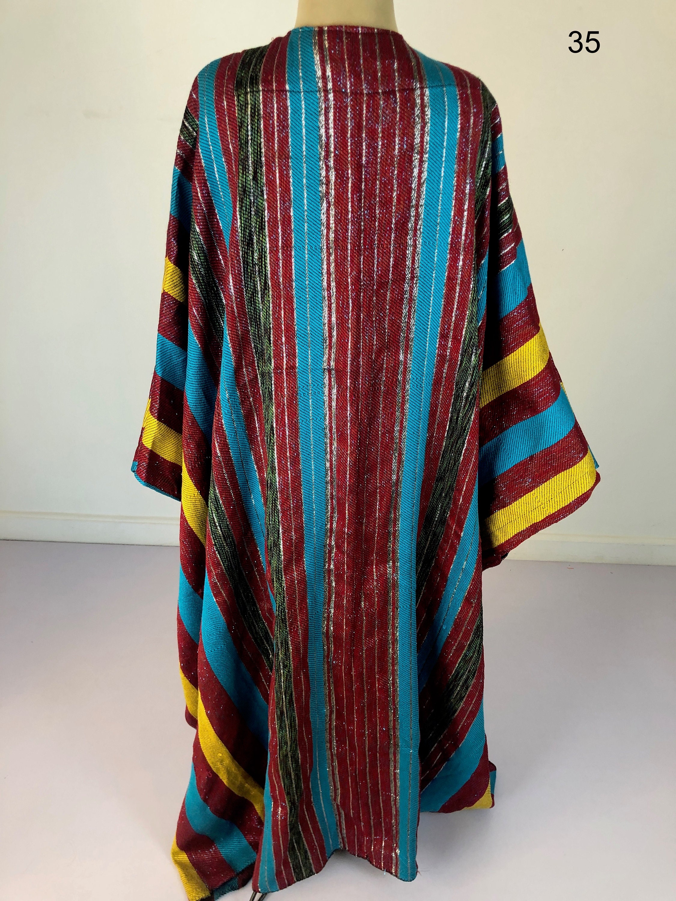 Stunning Rainbow Hand Loomed Kimono Winter Wool Kimono | Etsy