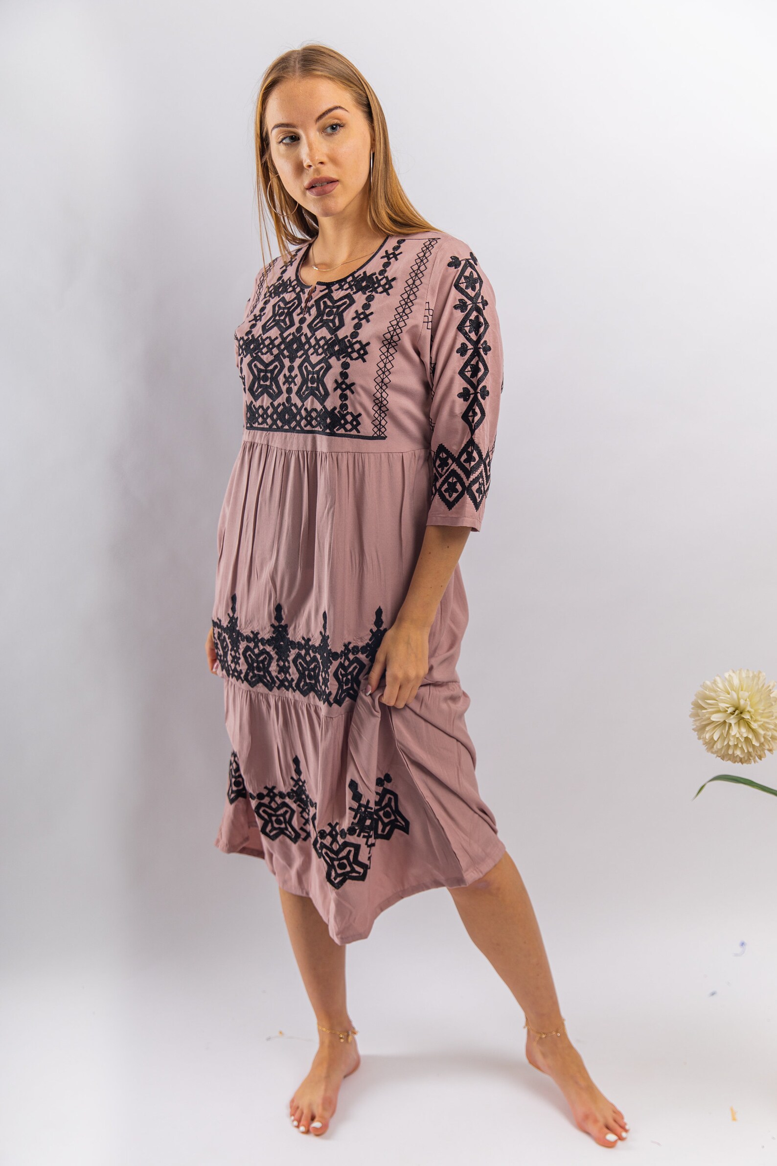 Kaschmir Tunika bestickt Kaftan Boho Stickerei Tunika Kleid | Etsy Kaschmir Tunika bestickt Kaftan Boho Stickerei Tunika Kleid | Etsy