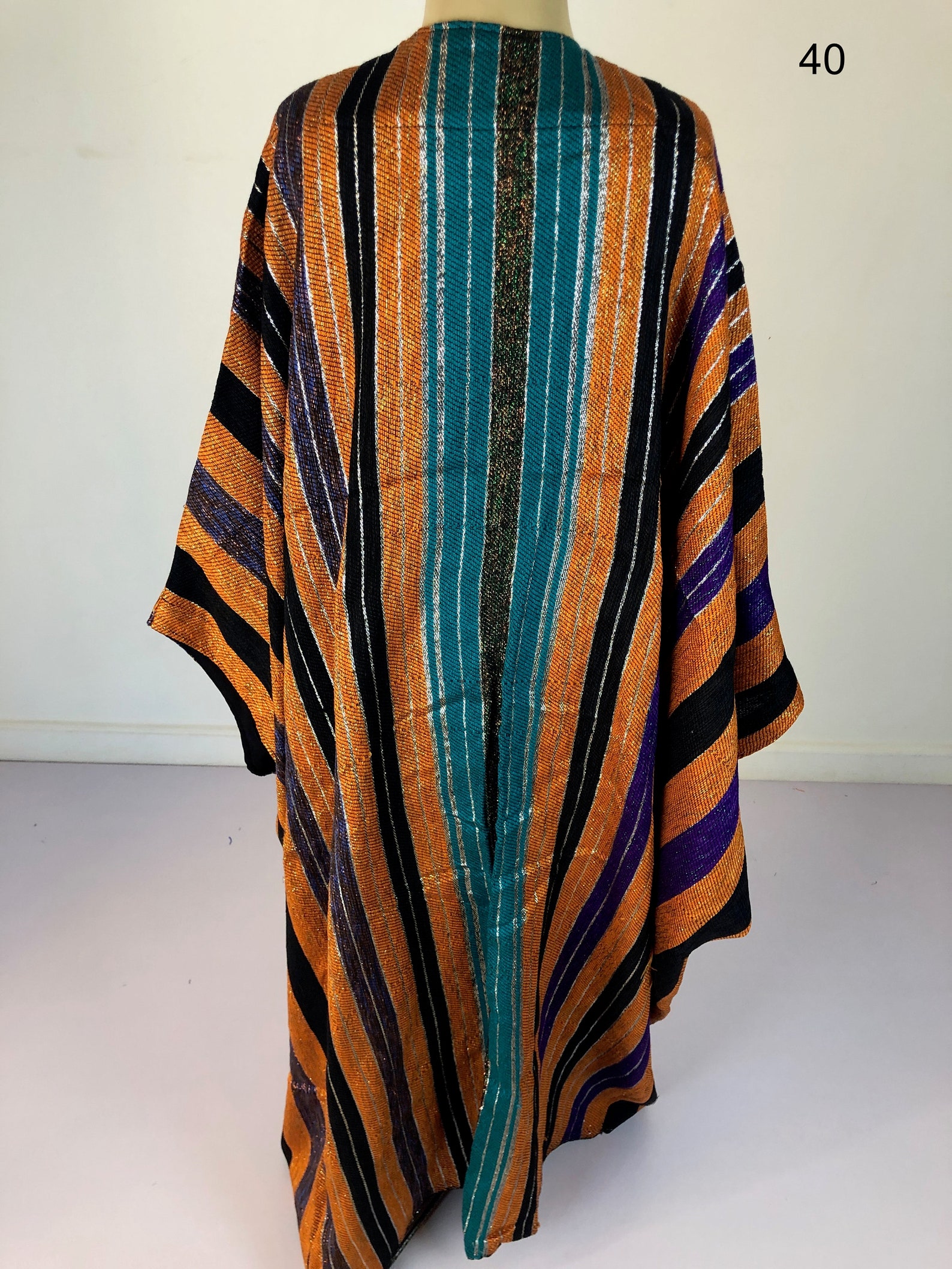 Stunning Rainbow Hand Loomed Kimono Winter Wool Kimono | Etsy