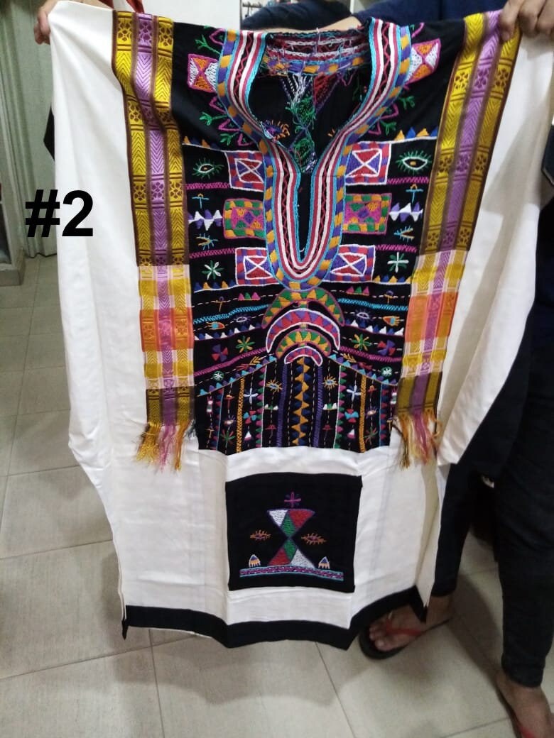 Vintage Bedouin Kaftan hand embroidered dress Gypsy maxi | Etsy