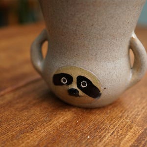 Ceramic Handmade Sloth Hug Mug With Handle ,sloth Tea Cup,pottery Mug ...