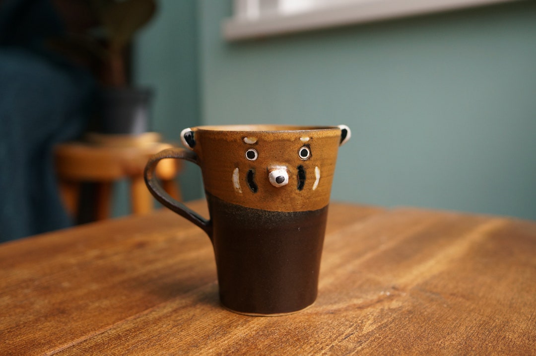 Ceramic Handmade Red Panda Mug ,red Panda Tea Cup,pottery Mug,handmade ...