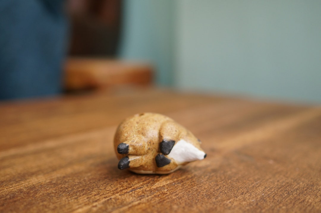 Handmade Ceramic Mini Fox Flower Pot, Incense Holder, Fox Vase, Desk ...