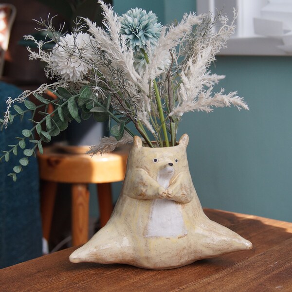 Fox Flower Pot - Etsy