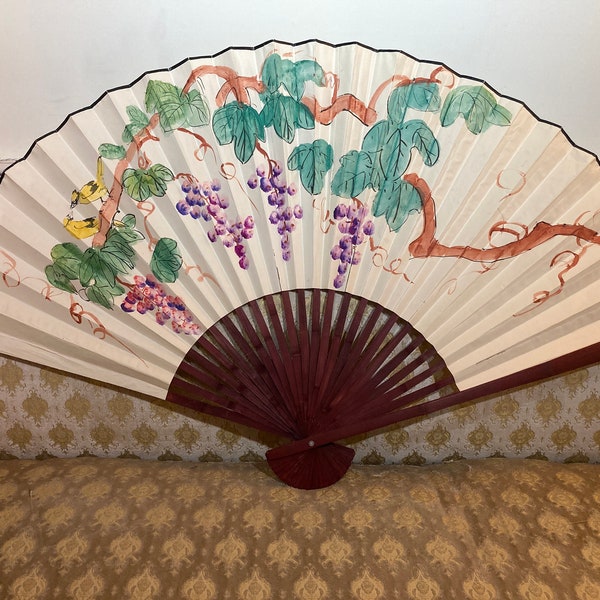 Large Japanese Fan - Etsy