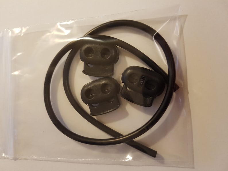 A Pair of Conductive Rubber Loop Electrodes (4mm Tube)-tens, Estim ...