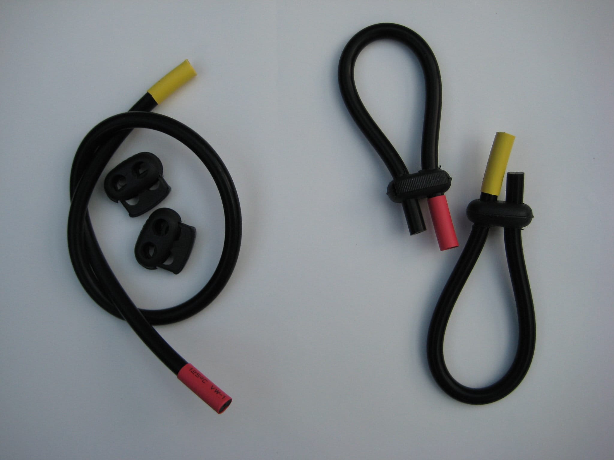 2 Conductive Rubber Loop Electrodes Tens Estim - for 2mm or 4mm, (6.5mm ...