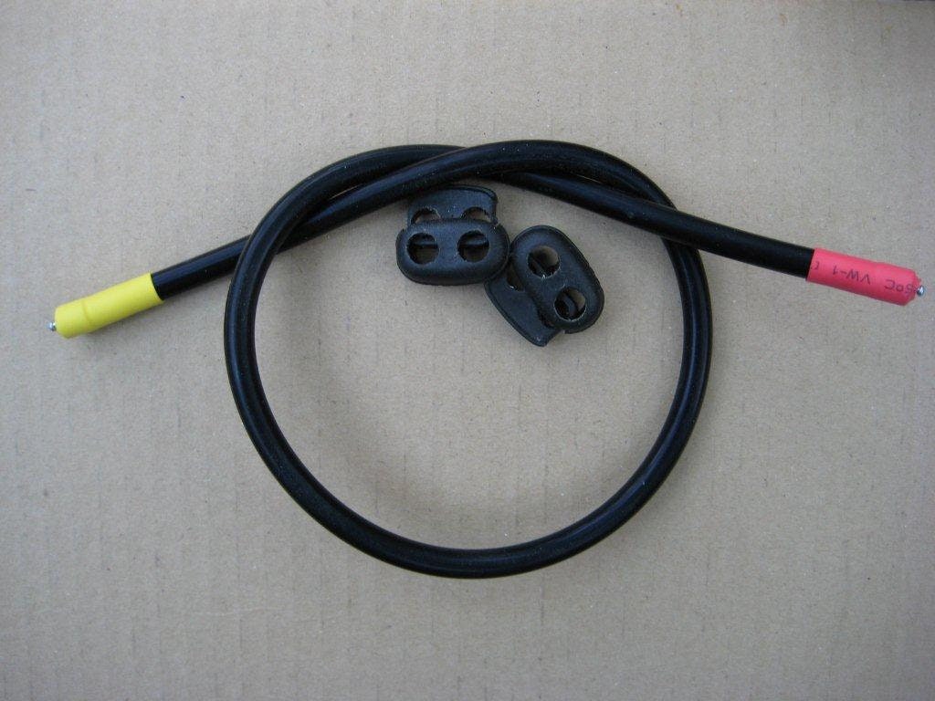 2 Conductive Rubber Loop Electrodes Tens Estim-for Snaps, (6.5mm Tube ...