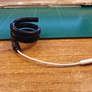 Estim Tens Conductive Rubber - Ring Electrodes 2 Loops - Etsy