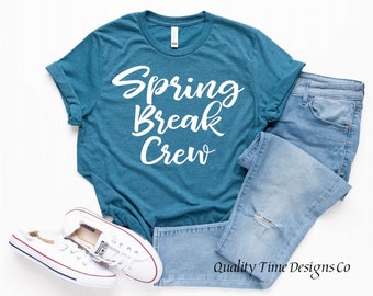 Spring break shirt | Etsy