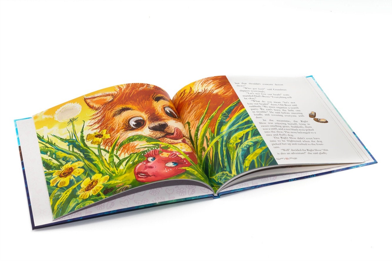 The Adventures of Pink Shoes Hardcover Children’s Book - Etsy