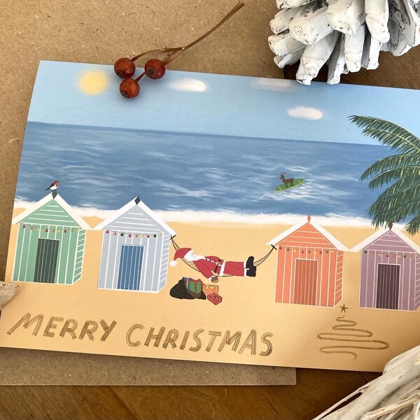 Tropical Christmas Cards - Etsy