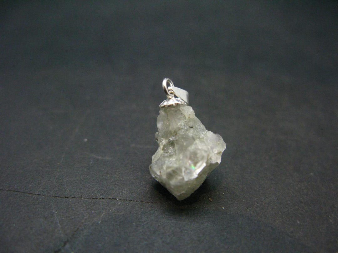 Phenakite Phenacite Crystal Silver Pendant From Russia - 0.8" - 1.72 ...