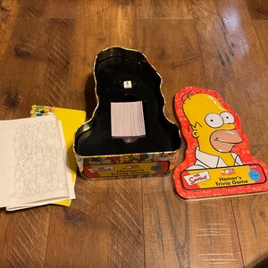The Simpson’s Homer’s Trivia Game in Tin - Etsy