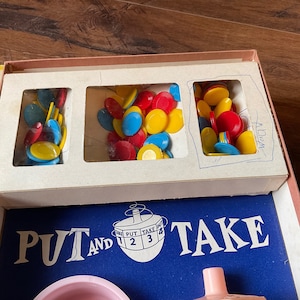 1956 Schaper MFG Put and Take Game- Complete - Etsy