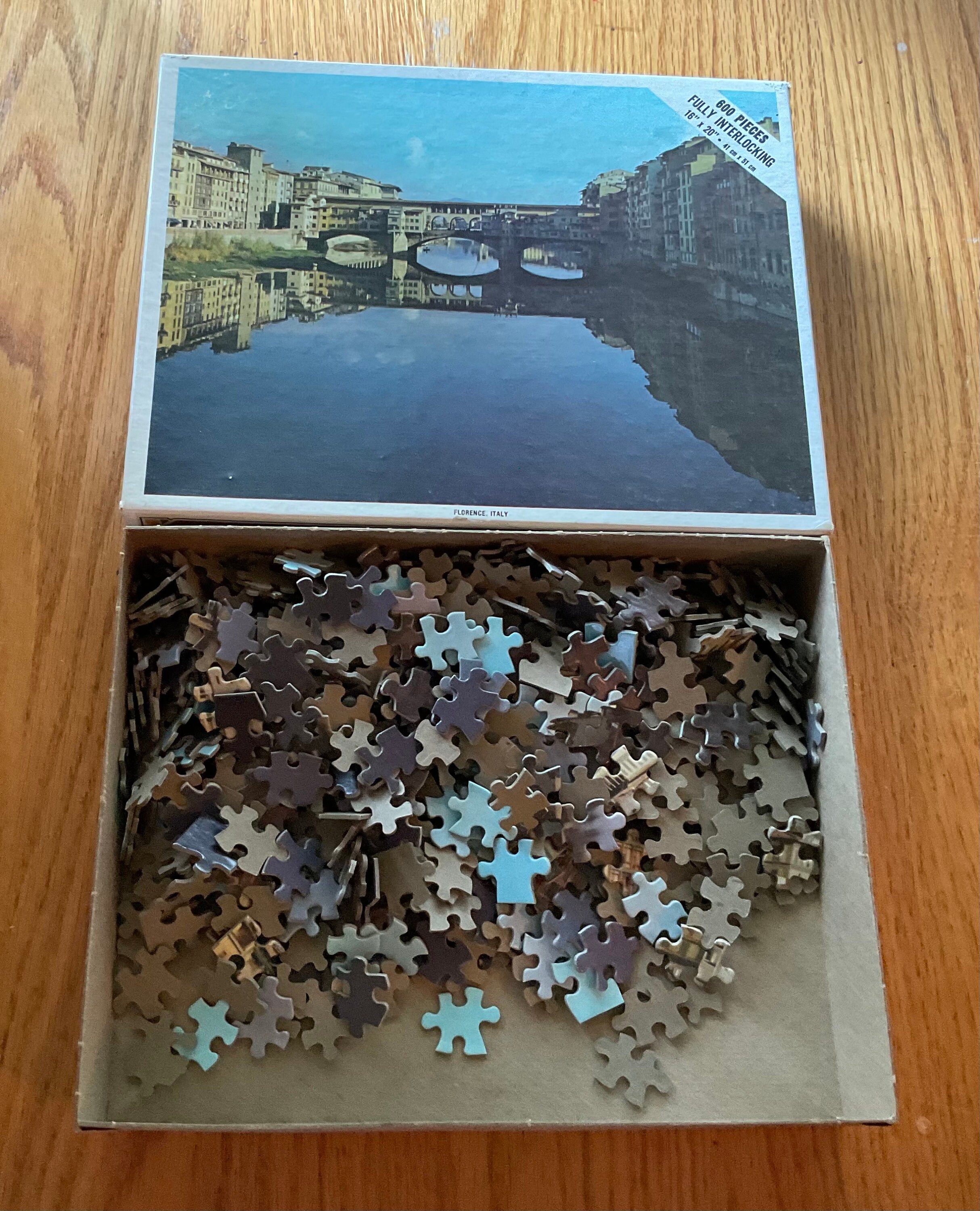 Whitman 600 Pc Jigsaw Puzzle Florence Italy - Etsy