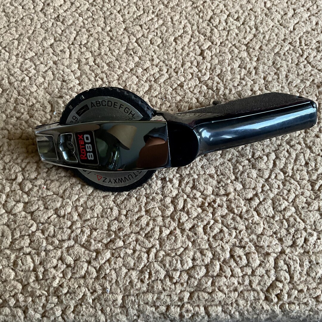 Vintage Rotex 880 HD Label Maker - Etsy