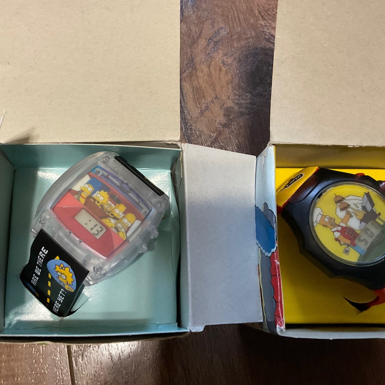 2002 Burger King the Simpsons Watches Lot of 3 - Etsy