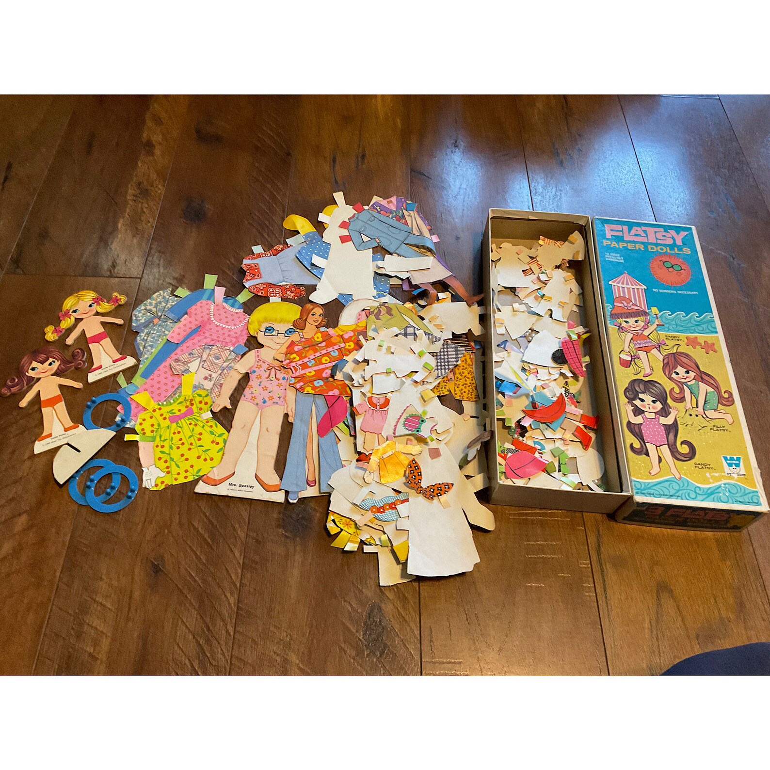 1969 Whitman Ideal Toys Flatsy Paper Dolls - Etsy