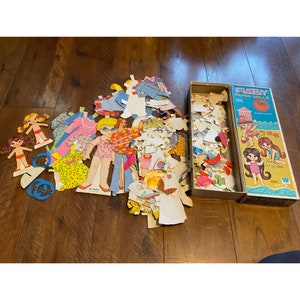 1969 Whitman Ideal Toys Flatsy Paper Dolls - Etsy
