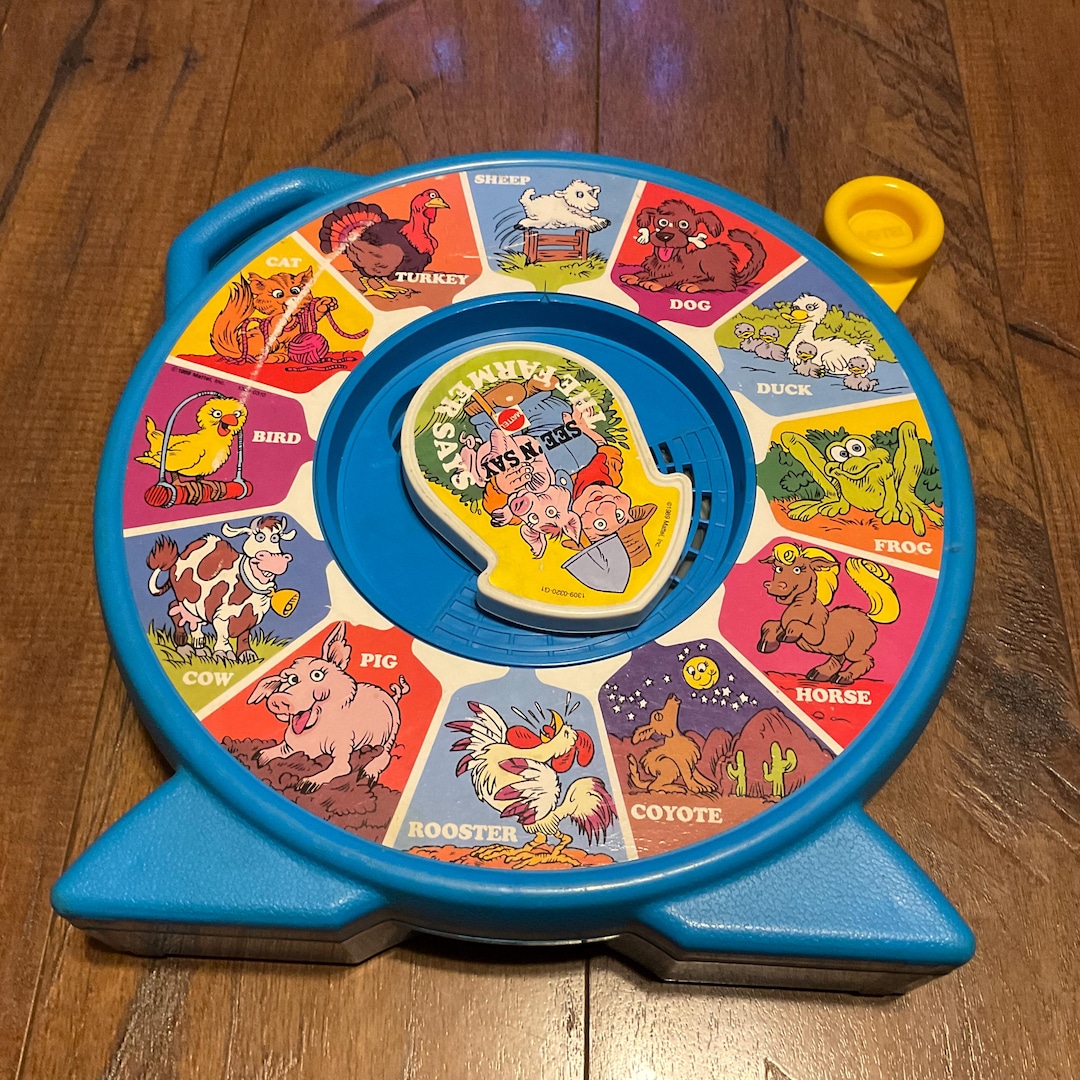 1989 Mattel See and Say Toy - Works - Etsy