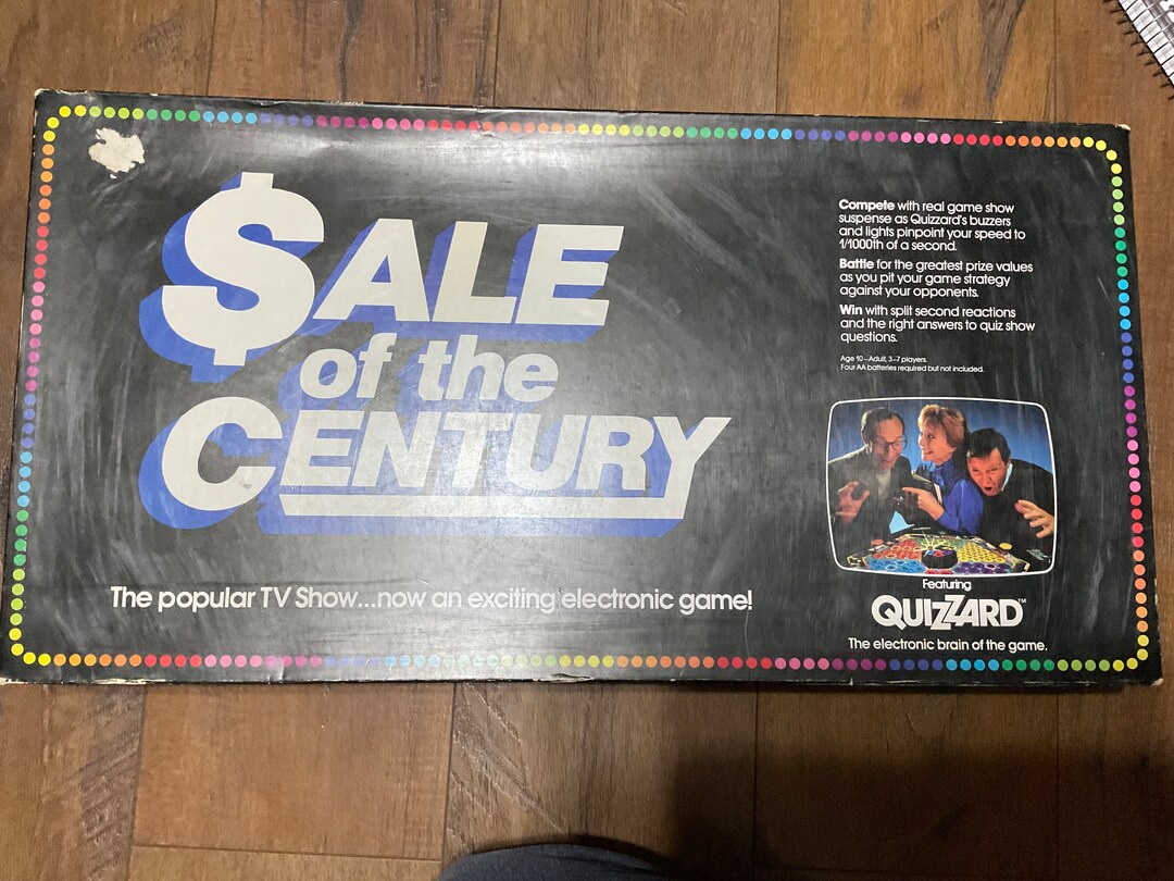 Vintage Sale of the Century Featuring Quizzard Electronic Game ...