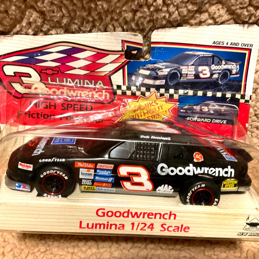 Vintage New Bright NASCAR Dale Earnhardt #3 Friction Car - Etsy