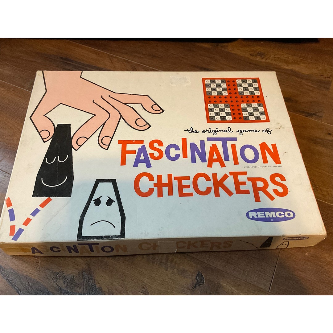 1962 Remco Fascination Checkers Game - Complete - Etsy