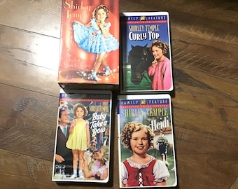 Vintage SHIRLEY TEMPLE Triple-pack Movie VHS Collection 2000 Family ...
