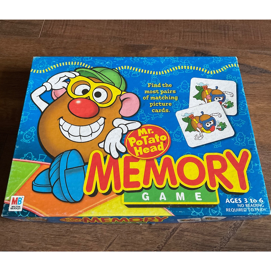 2002 Milton Bradley Mr. Potato Head Memory Game- Complete - Etsy
