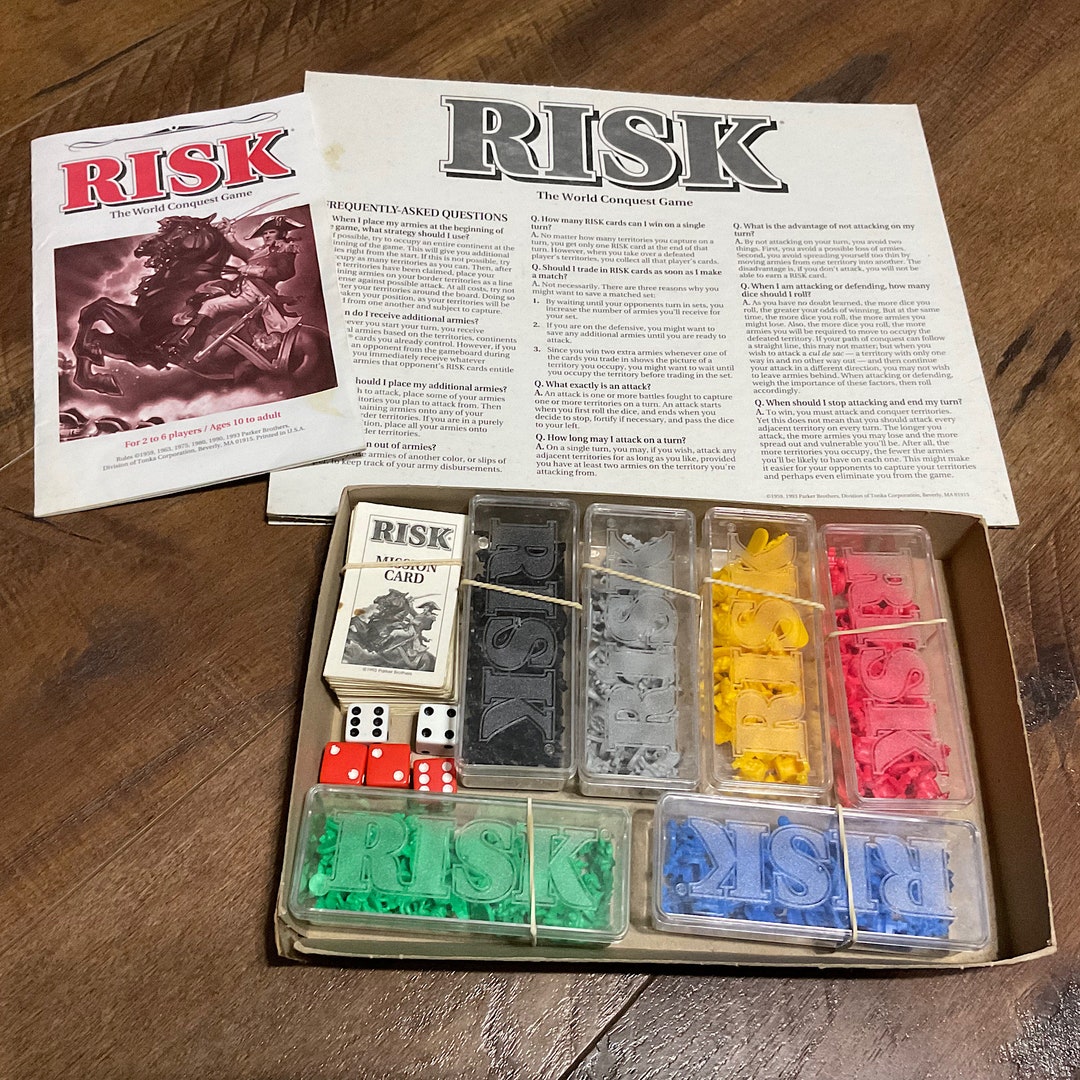 1993 Parker Brothers RISK Game Pieces PARTS ONLY - Etsy