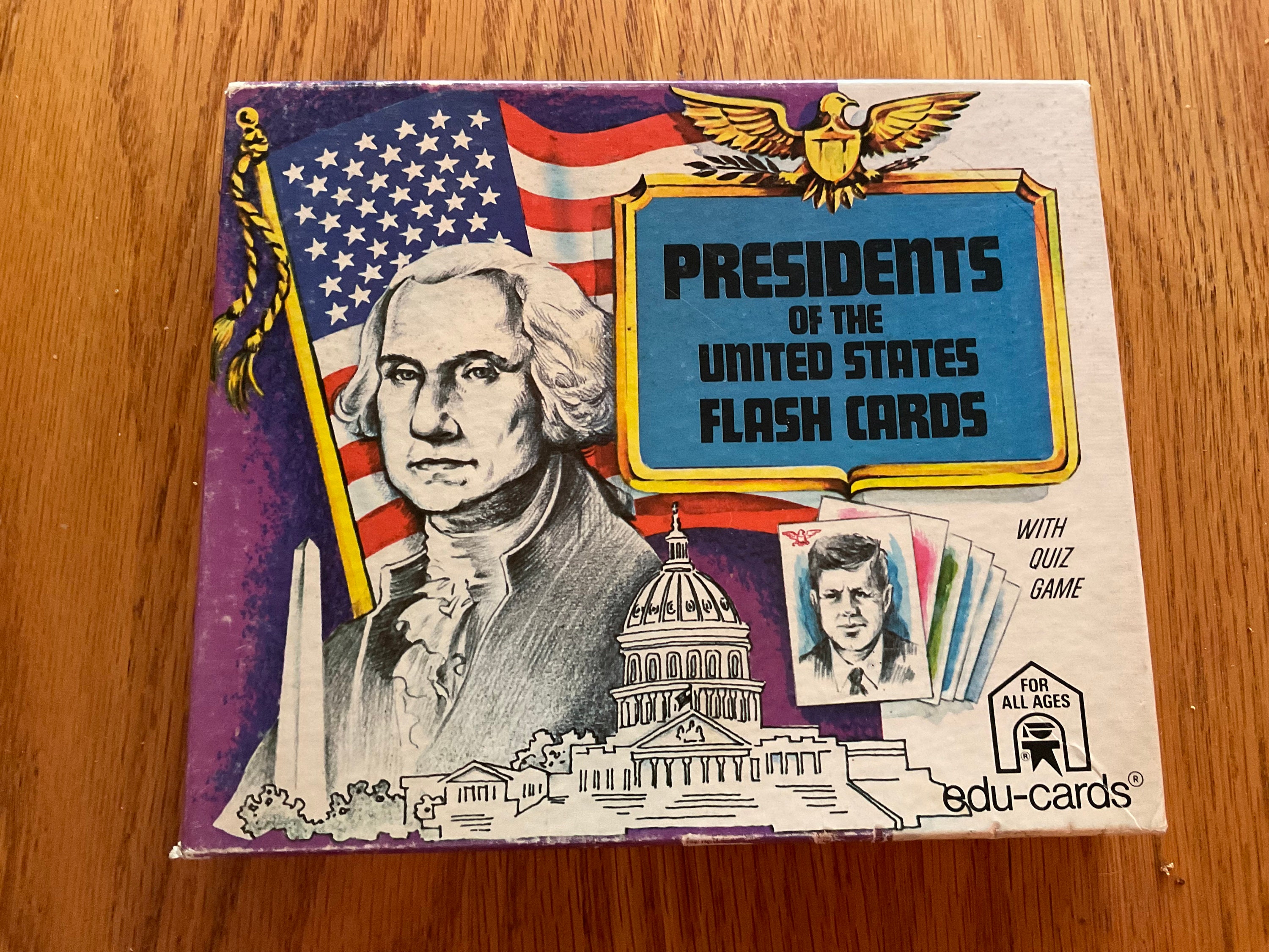 1975 Edu-cards Presidents of the United States Flash Cards - Etsy