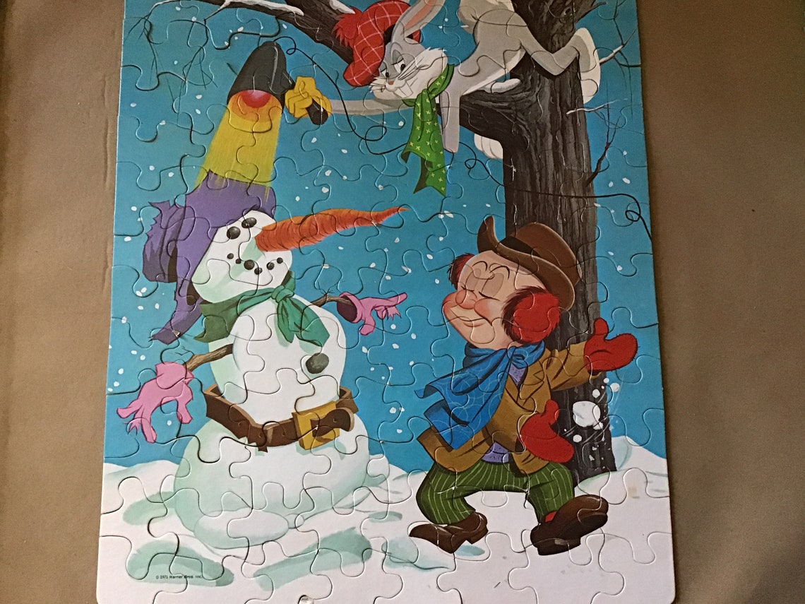 Vintage 1971 Bugs Bunny 100 Piece Puzzle | Etsy