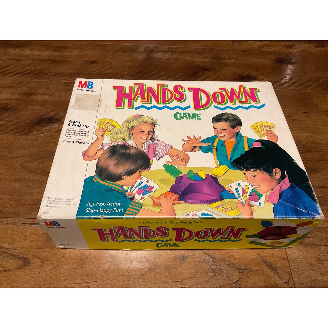 1987 Milton Bradley Hands Down Game- Complete - Etsy