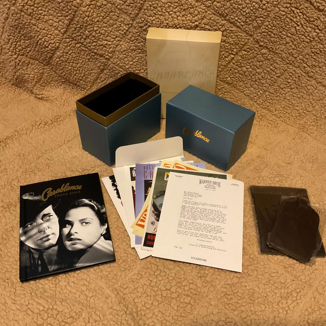Vintage Casablanca Photo Book Memorabilia Set- COMPLETE - Etsy
