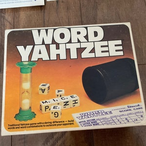 1978 Milton Bradley ES Lowe Word Yahtzee Game- COMPLETE - Etsy