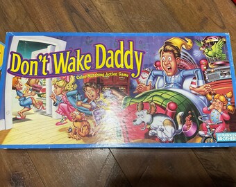 Vintage Don't Wake Daddy Board Game 1996 Toy Parker Brothers 100% ...