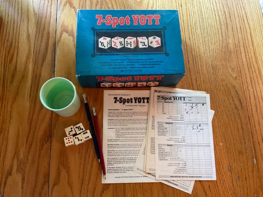 1977 Classic Games No 152 7-spot Yott - Etsy