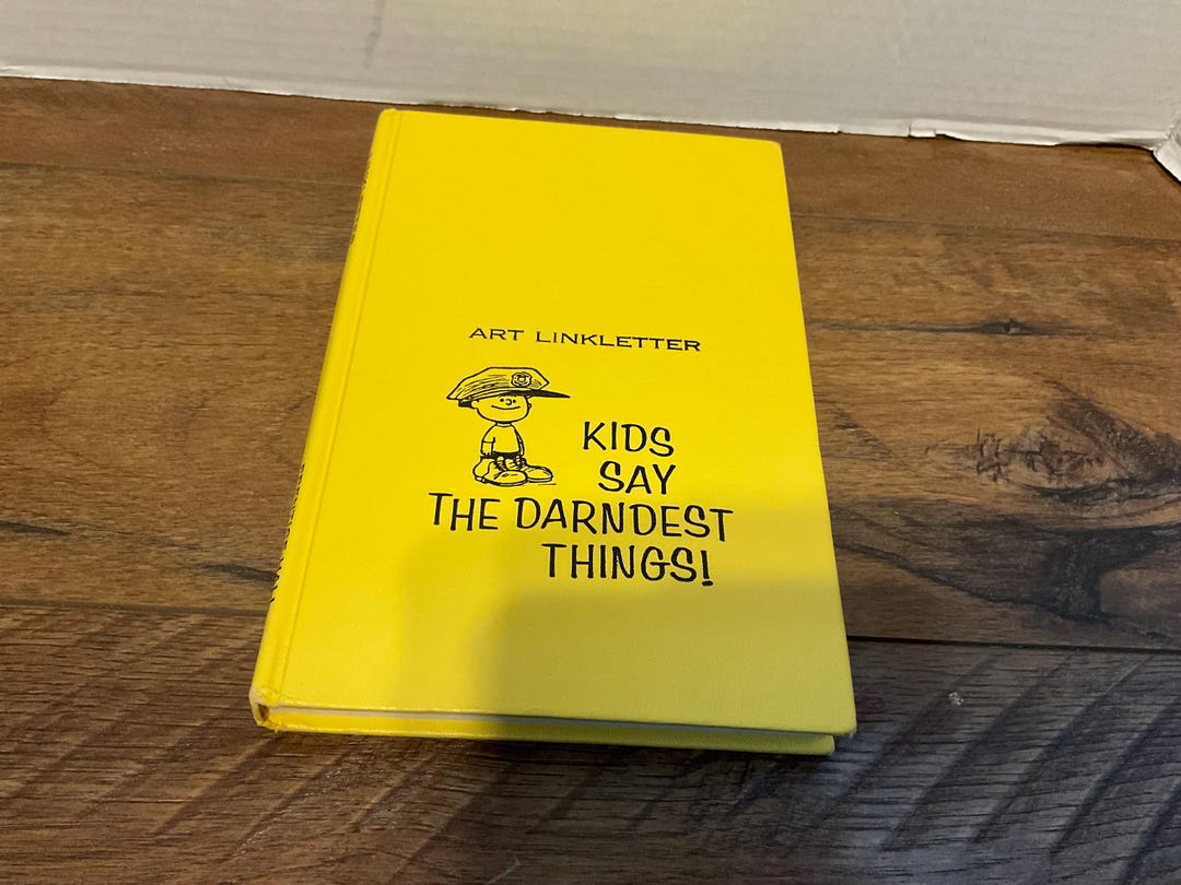 1957 Kids Say the Darndest Things by Art Linkletter - Etsy