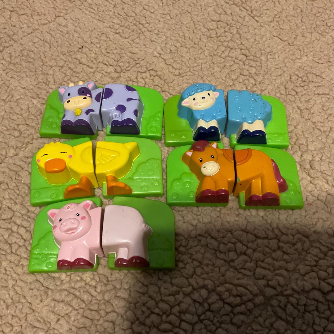 Vintage Vtech Leap Frog Fridge Farm Animal Phonics Replacement Pieces ...