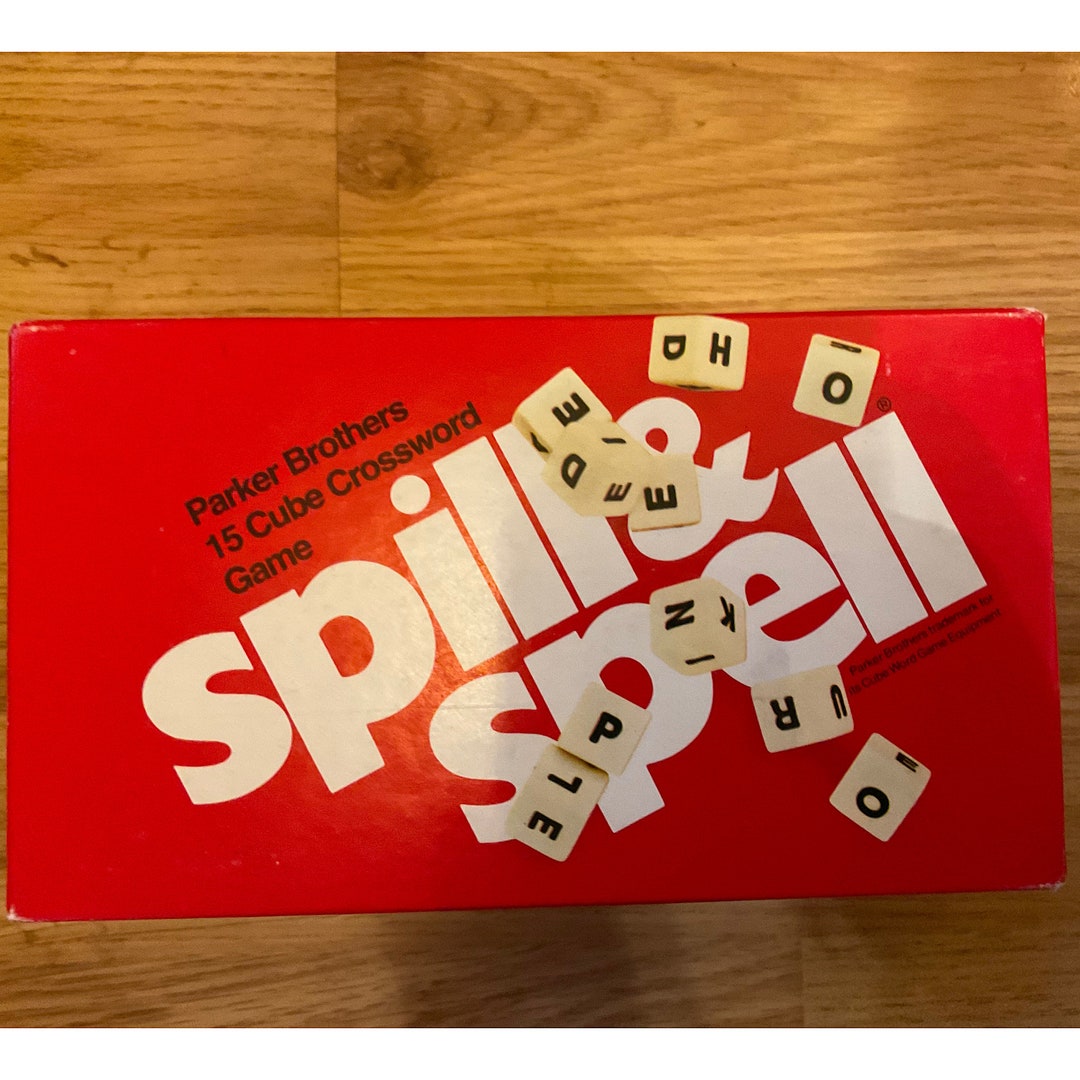 1972 Parker Brothers Spill & Spell Game- Complete - Etsy