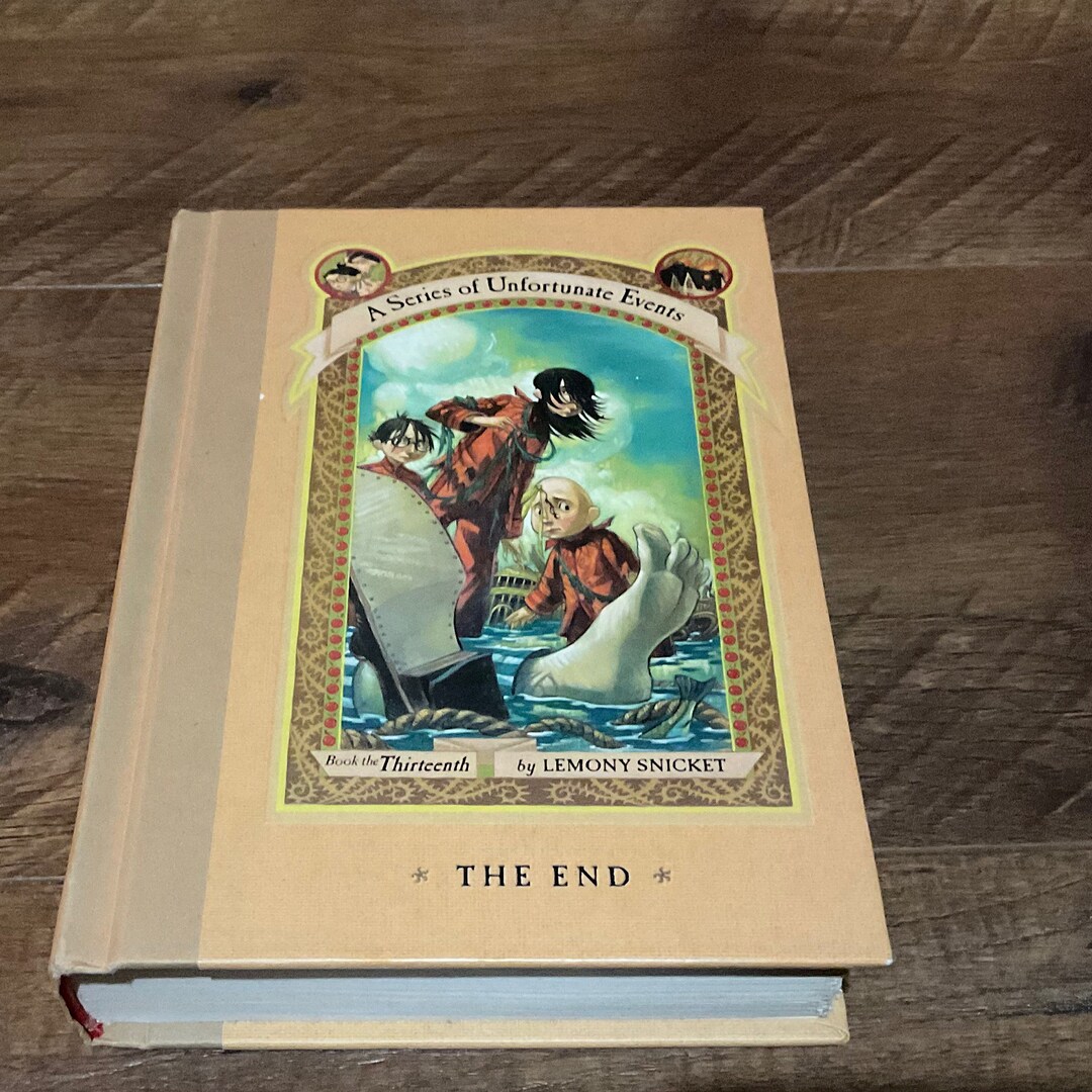 A Series of Unfortunate Events Hardcover Book - the End - Etsy