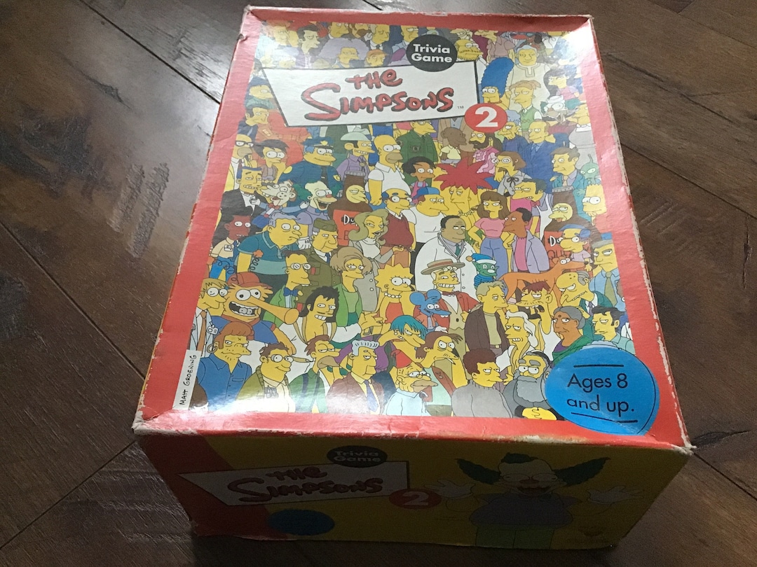The Simpsons Trivia Game 2 - Etsy