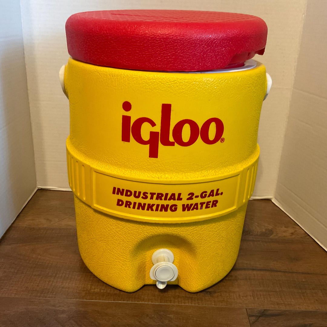 Igloo 400 Industrial Drinking Water Cooler - Safety Yellow- 2 Gallon - Etsy