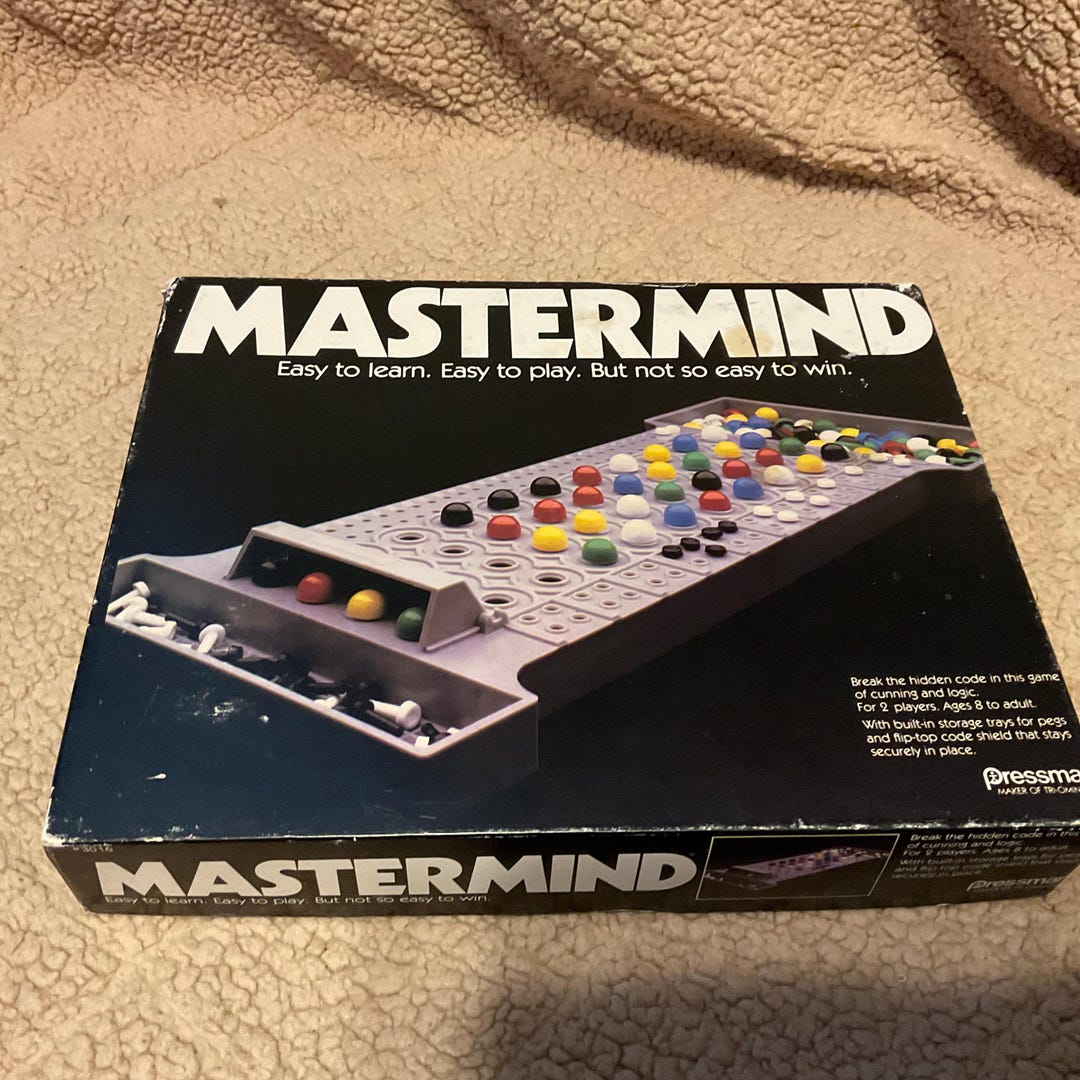 1981 Pressman Mastermind Game - COMPLETE - Etsy