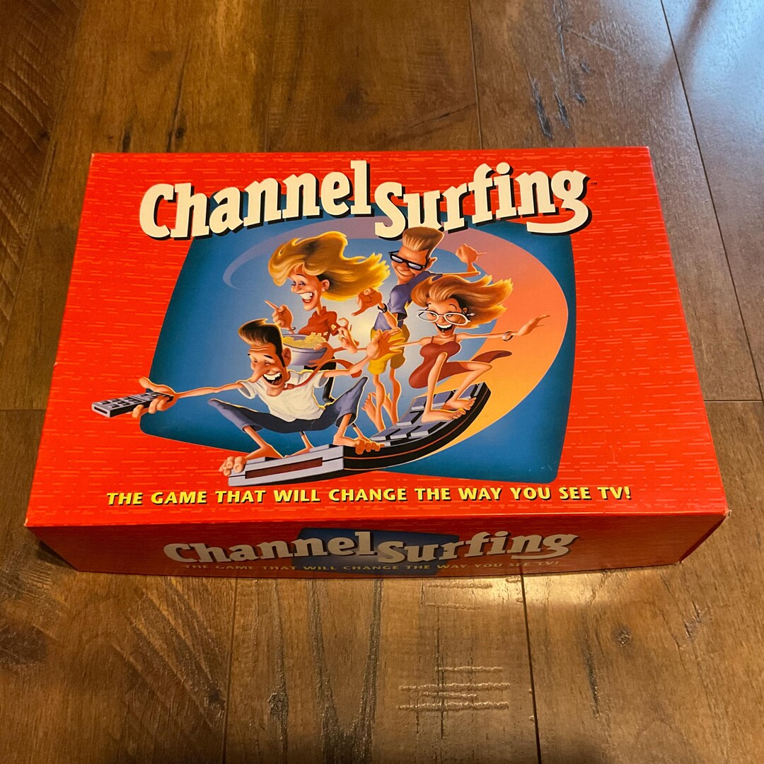 1994 Milton Bradley Channel Surfing Game - COMPLETE - Etsy