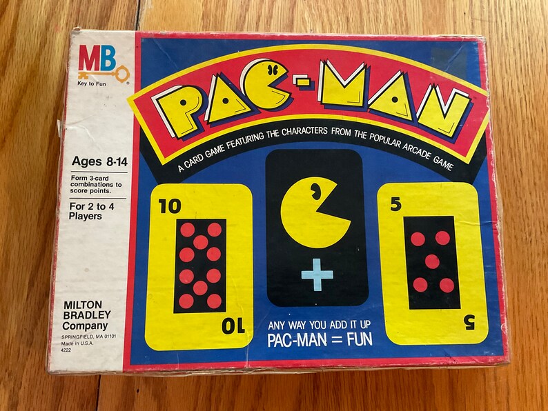 1982 Milton Bradley PAC-MAN Card Game - Etsy