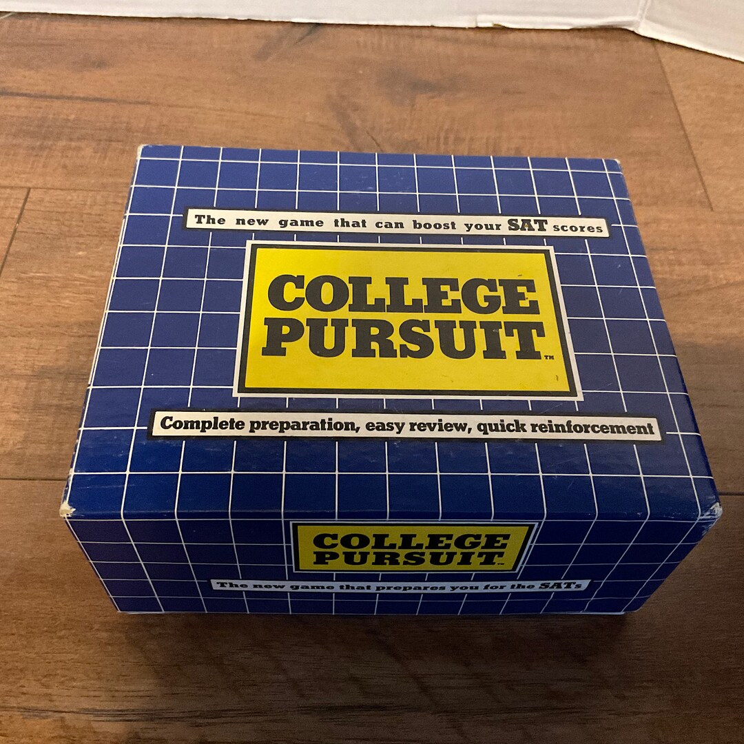 Vintage College Pursuit SAT Prep Game- COMPLETE - Etsy